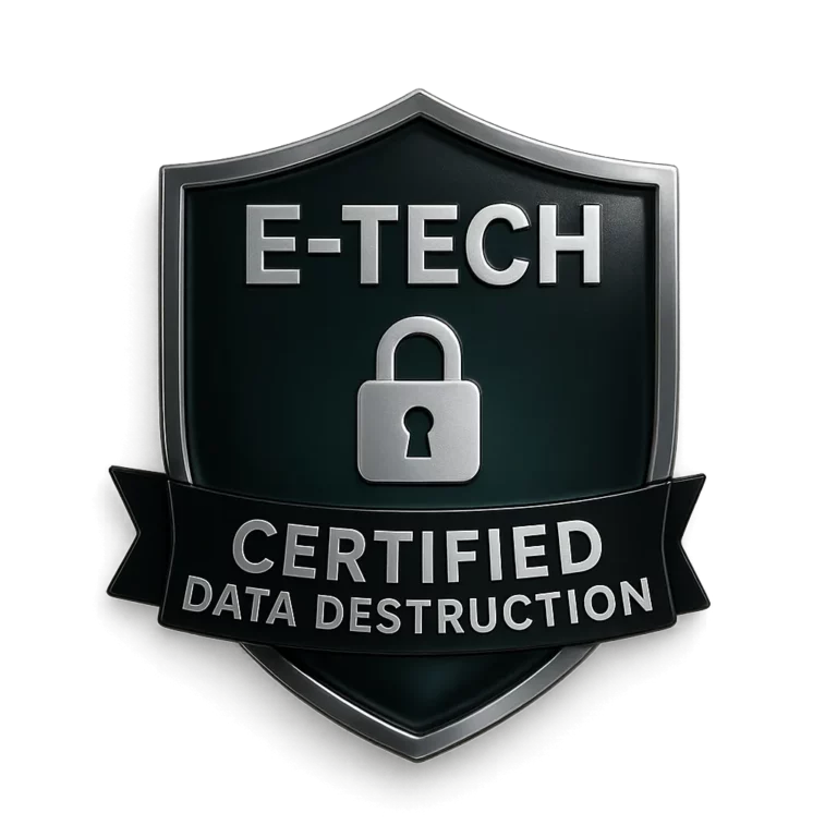 Data Destruction Services | E-Tech Recyclers - Secure Data Wiping | E ...